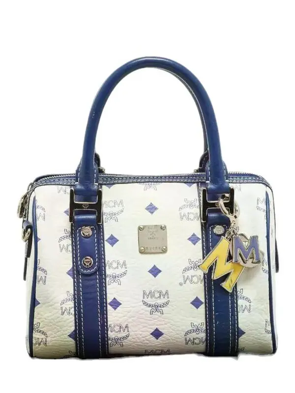 Mcm Visetos Travel Bag - White