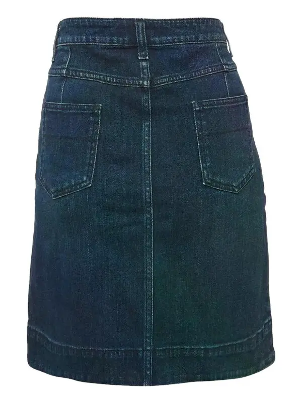 LOUIS VUITTON Patchwork Monogram Mini Skirt - Blue