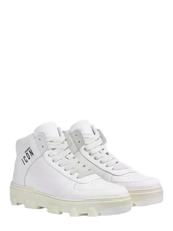 Dsquared2 Icon High-top Sneakers - White