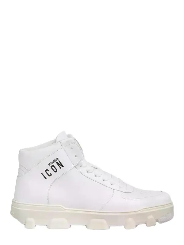 Dsquared2 Icon High-top Sneakers - White