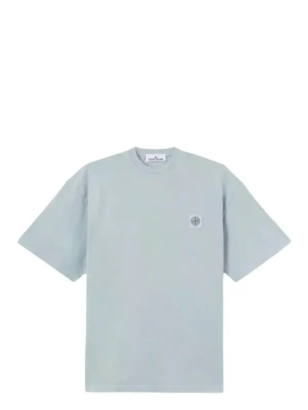 Stone Island 2100030 Combed Organic Cotton Jersey T-shirt - Blue
