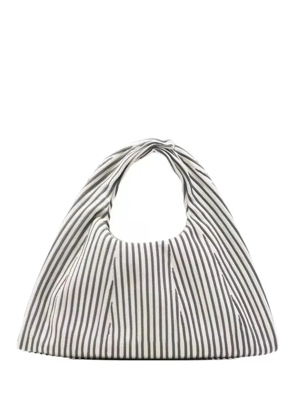 CFCL Dayfuku Pleated Striped Tote Bag - Neutrals