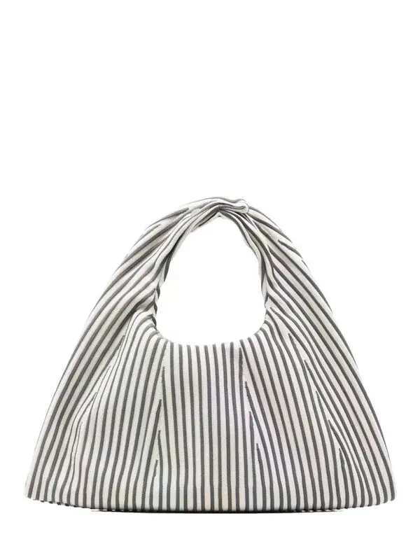 CFCL Dayfuku Pleated Striped Tote Bag - Neutrals
