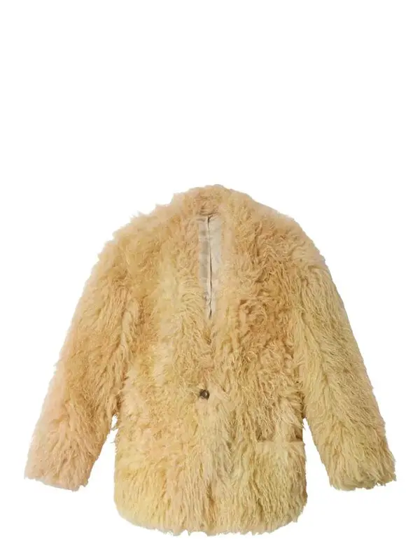 Isabel Marant Étoile Mylaé Faux Fur Coat - Neutrals