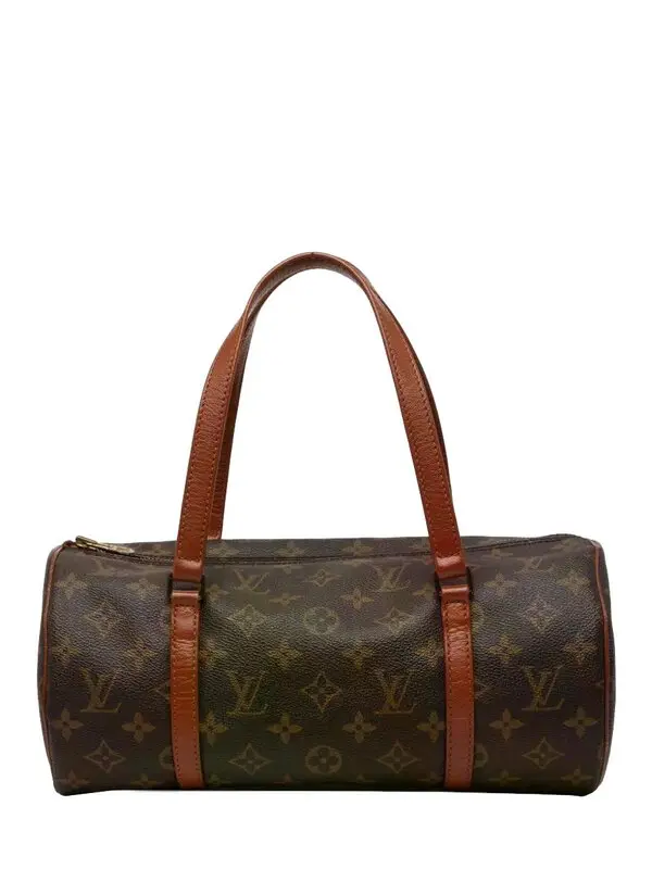 LOUIS VUITTON Monogram Papillon 30 Handbag - Brown