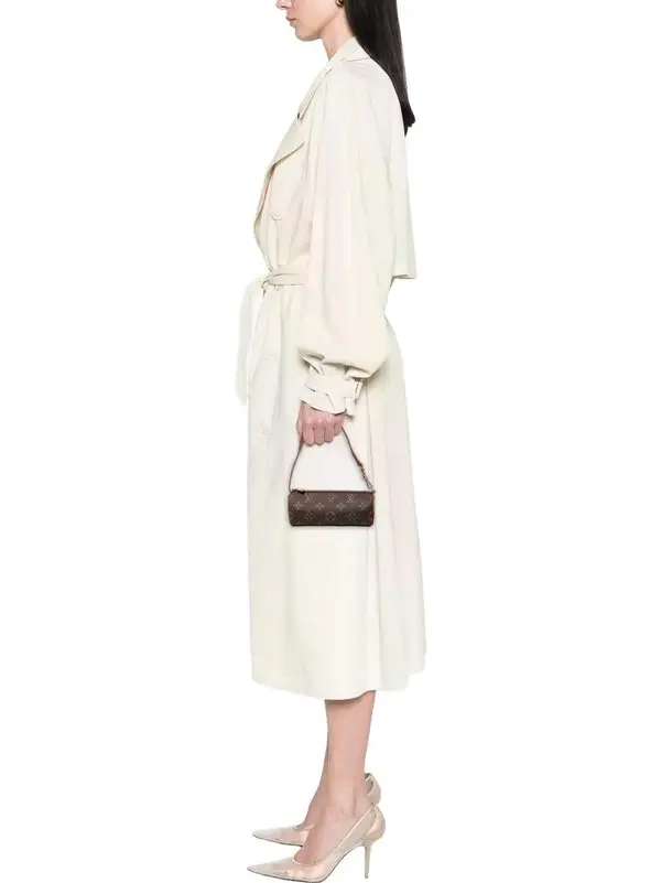 LOUIS VUITTON Monogram Canvas Papillon Pochette Handbag - Brown