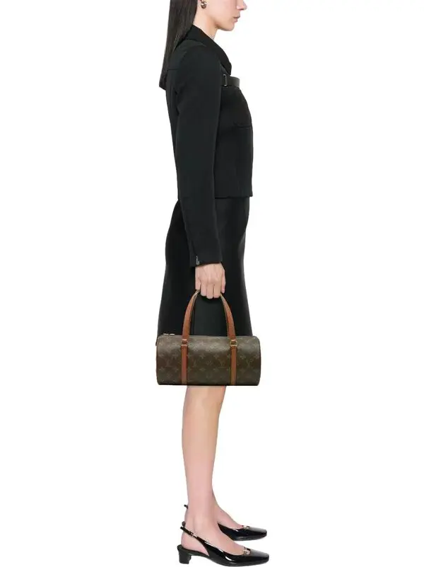 LOUIS VUITTON 1994 Monogram Papillon 30 Handbag - Brown