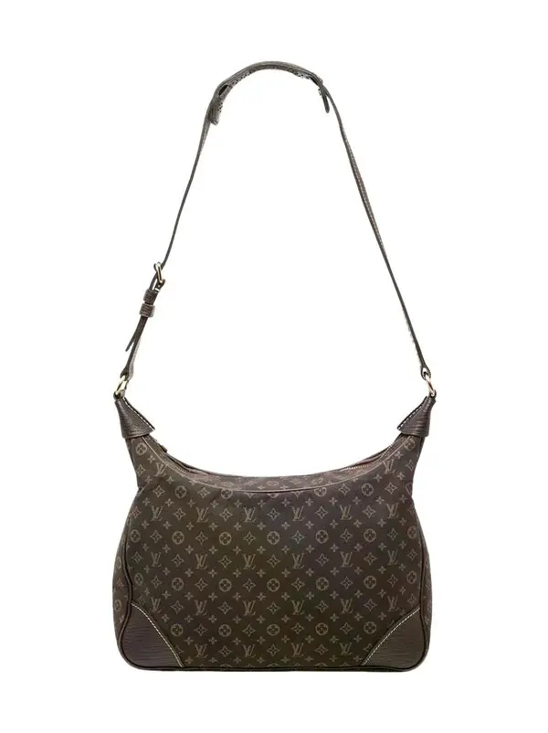 LOUIS VUITTON Monogram Mini Lin Boulogne Shoulder Bag - Brown