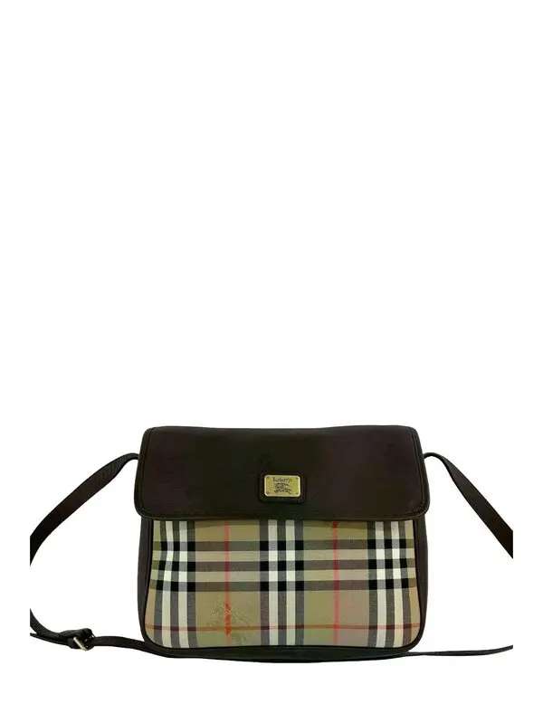 Burberry Nova Check Shoulder Bag - Neutrals