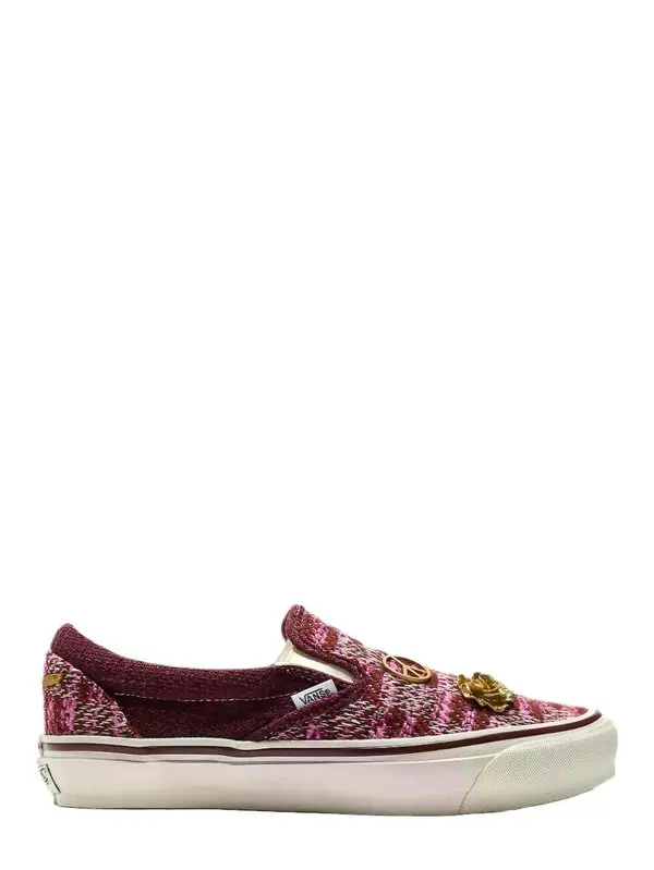 VANS Premium Classic Charm-embellished Sneakers - Pink