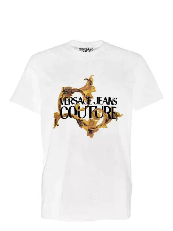 Versace Baroque-print T-shirt - White