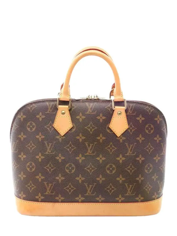 LOUIS VUITTON Monogram Alma Pm Handbag - Brown