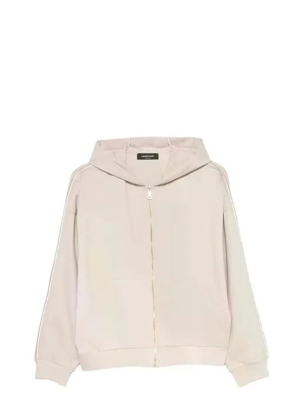 Fabiana Filippi Zip-fastening Hoodie - Neutrals
