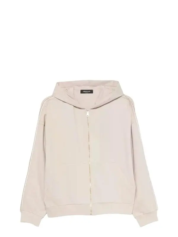 Fabiana Filippi Zip-fastening Hoodie - Neutrals