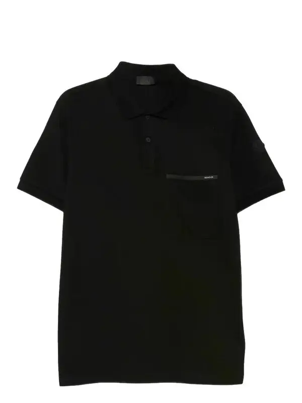 Moncler Chest-pocket Polo Shirt - Black