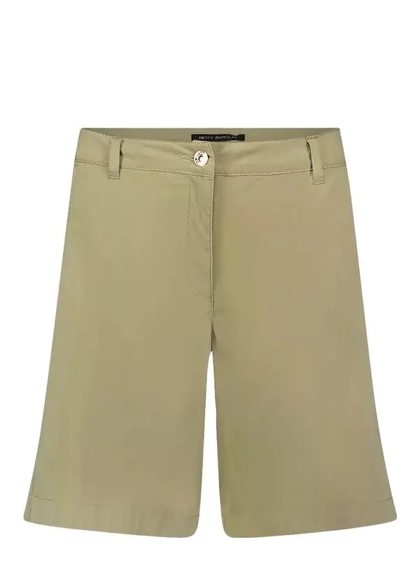 BETTY BARCLAY Tailored Pocketed Shorts - Green