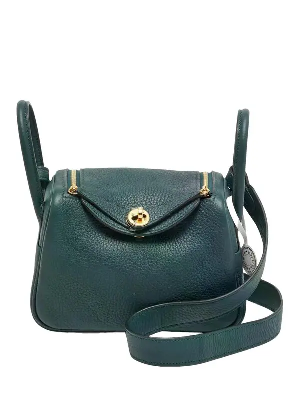 Hermès Mini Lindy Shoulder Bag - Green