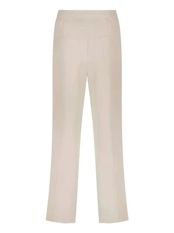BETTY BARCLAY Pressed Crease Straight-leg Trousers - Neutrals