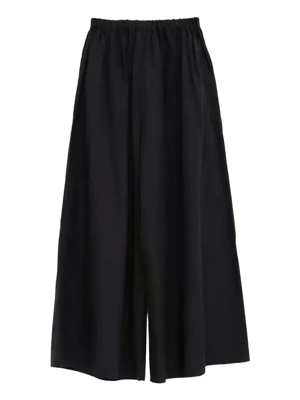 BASERANGE Cable Elasticated Waistband Trousers - Black