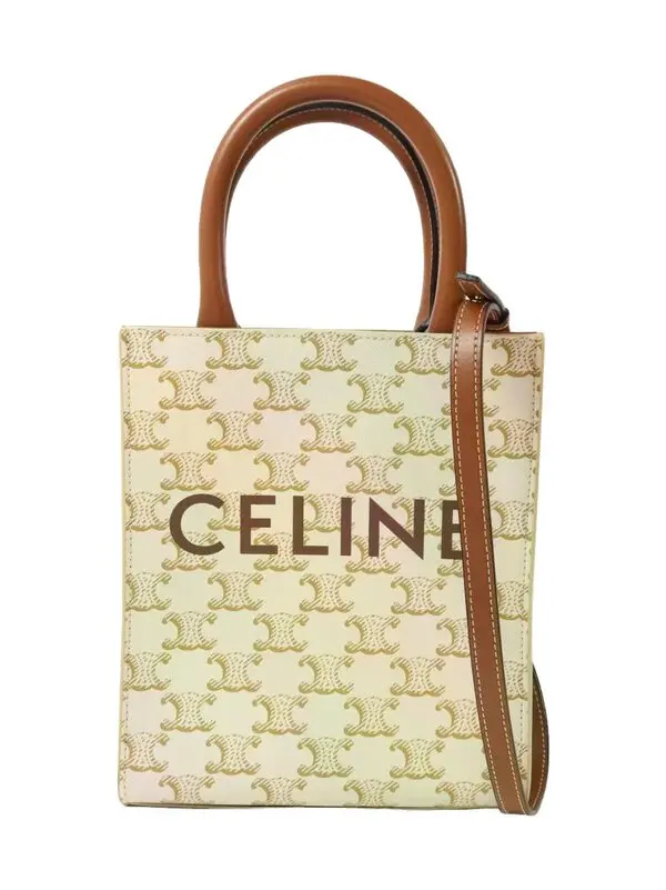 Celine Triomphe Tote Bag - White
