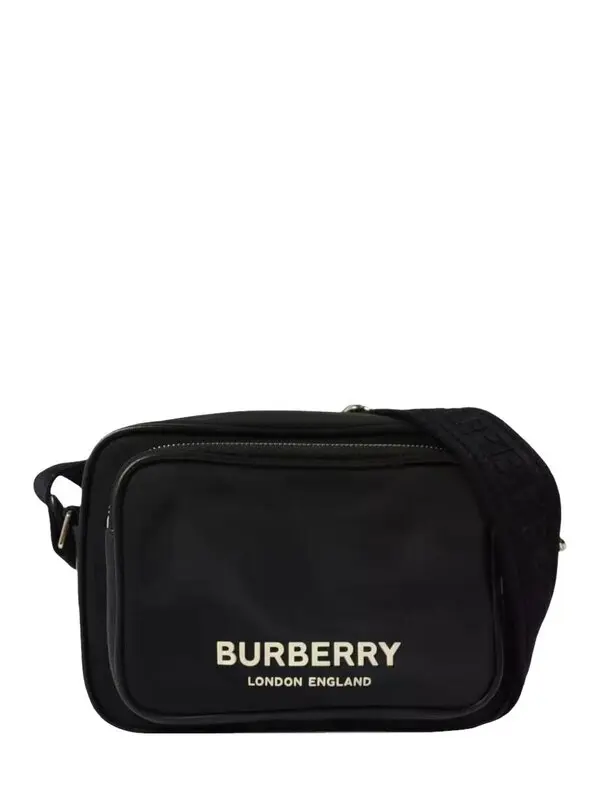 Burberry Logo Detail Zip-fastening Crossbody Bag - Black