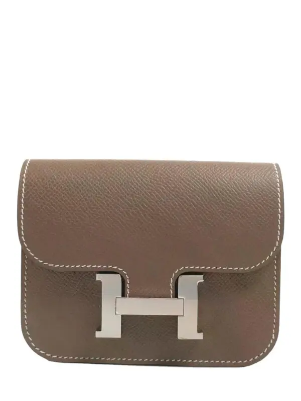 Hermès Slim Constance Wallet - Brown