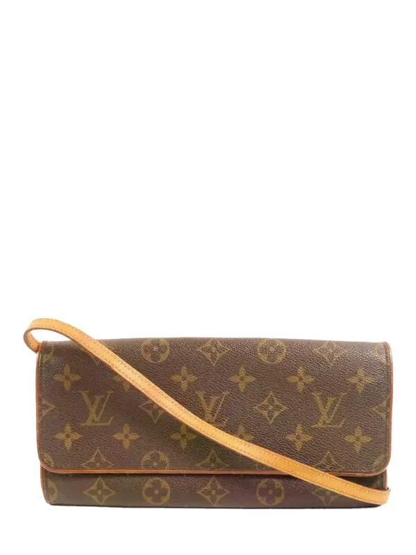 LOUIS VUITTON Pochette Twin Shoulder Bag - Brown