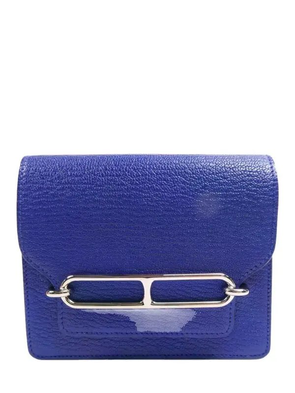 Hermès Roulis Slim Wallet - Blue