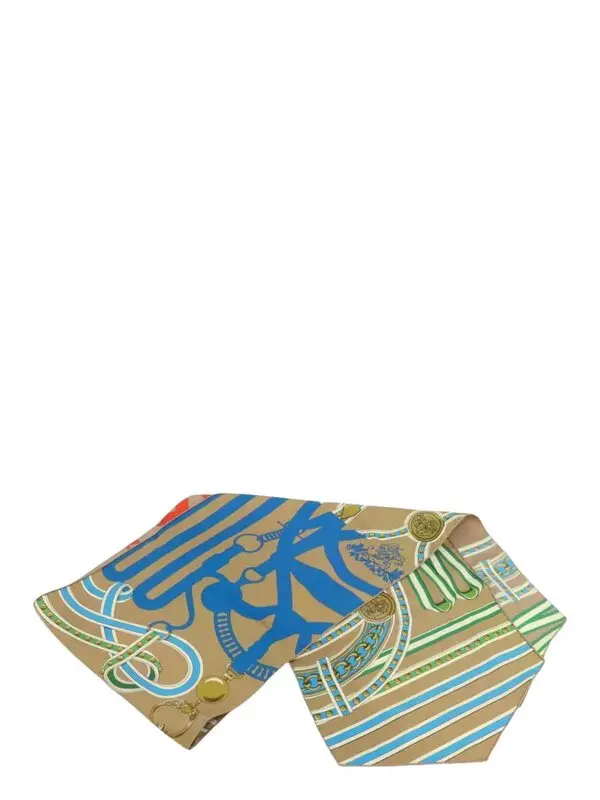 Hermès Grand Tralala Silk Scarf - Neutrals