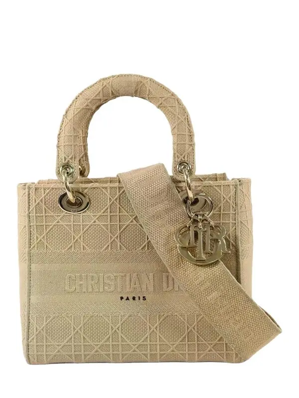 Dior Lady D-lite Tote Bag - Neutrals