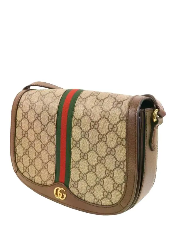 Gucci Ophidia Gg Canvas Shoulder Bag - Neutrals