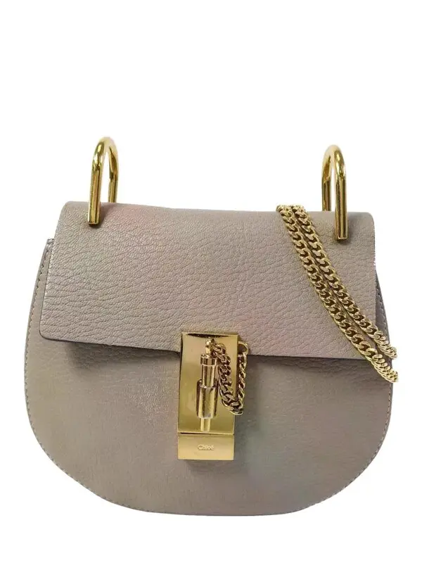 Chloé Drew Shoulder Bag - Grey