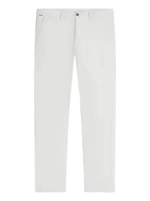 Tommy Hilfiger Denton Printed-structure Trousers - White