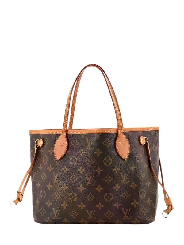 LOUIS VUITTON Neverfull Monogram Canvas Pm Tote Bag - Brown