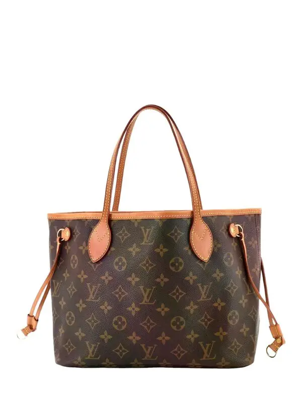 LOUIS VUITTON Neverfull Monogram Canvas Pm Tote Bag - Brown