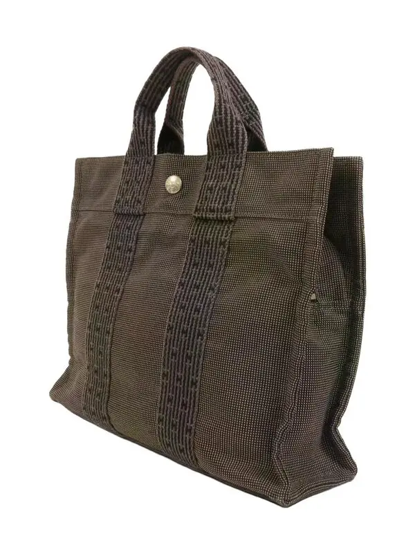 Hermès Herline Canvas Tote Bag - Brown