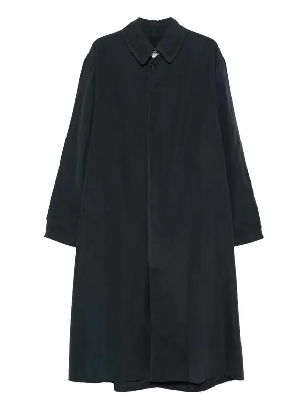 MAISON MARGIELA Concealed Fastening Pocket Coat - Blue