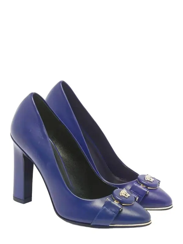 Versace Medusa Medallion Pumps - Blue