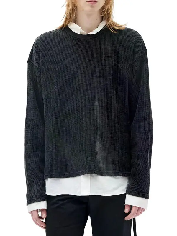 ANN DEMEULEMEESTER Emil Long-sleeve T-shirt - Black
