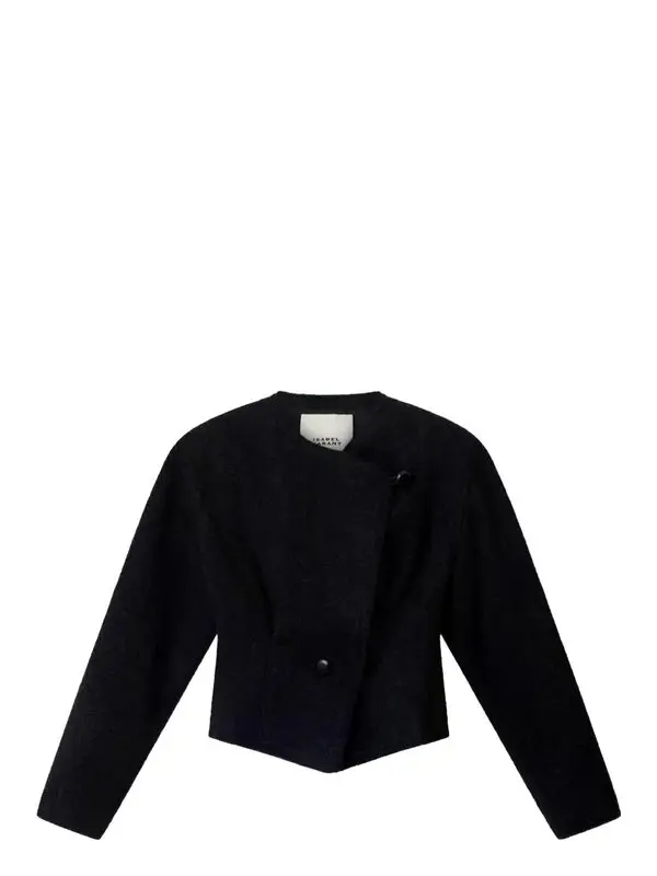 Isabel Marant Étoile Bouclé Asymmetrical Jacket - Black