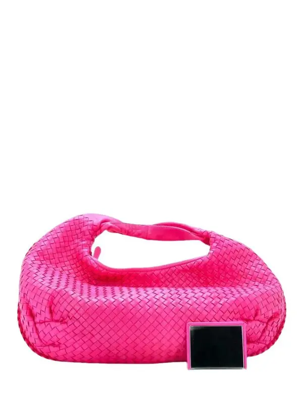 Bottega Veneta Intrecciato Nappa Large Hobo Bag - Pink