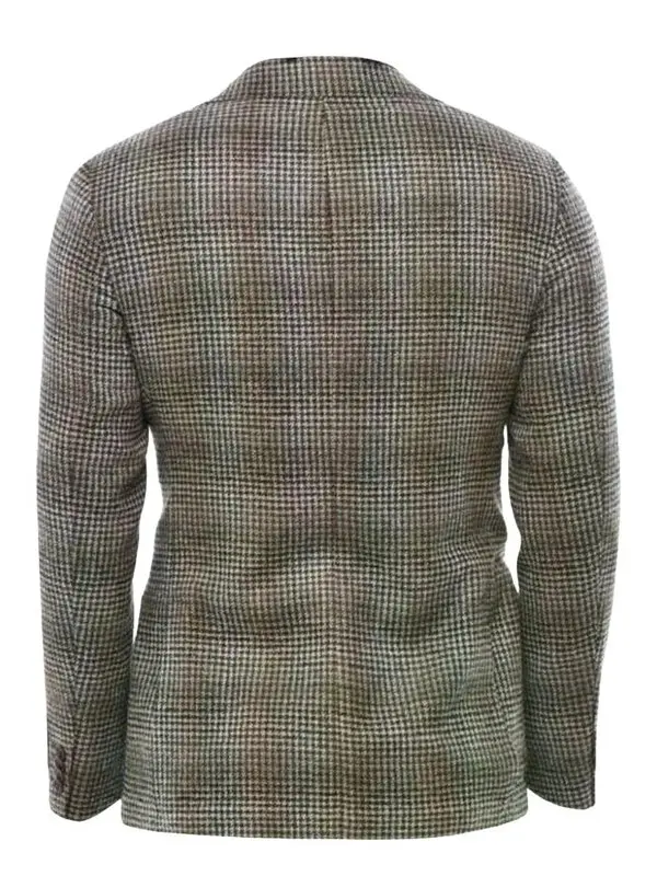 Corneliani Checked Double-vent Jacket - Brown