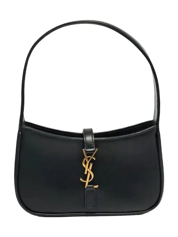 Saint Laurent Mini Le 5 À 7 Leather Shoulder Bag - Black