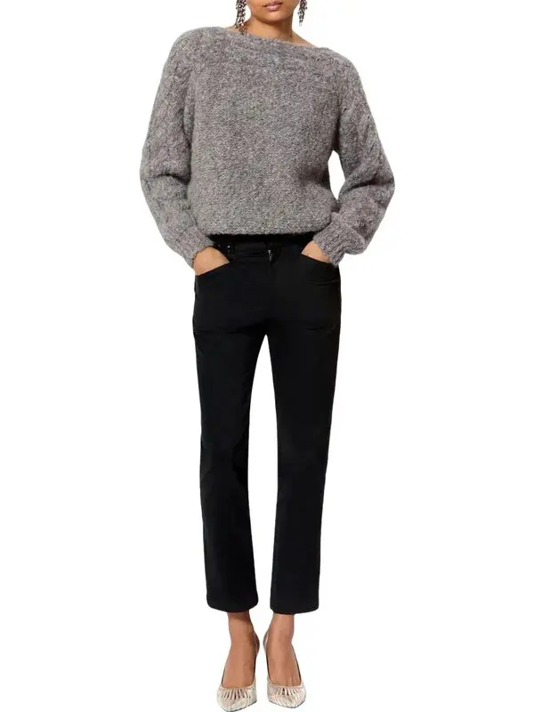 Isabel Marant Étoile Birdy Pants In Cotton Twill - Black