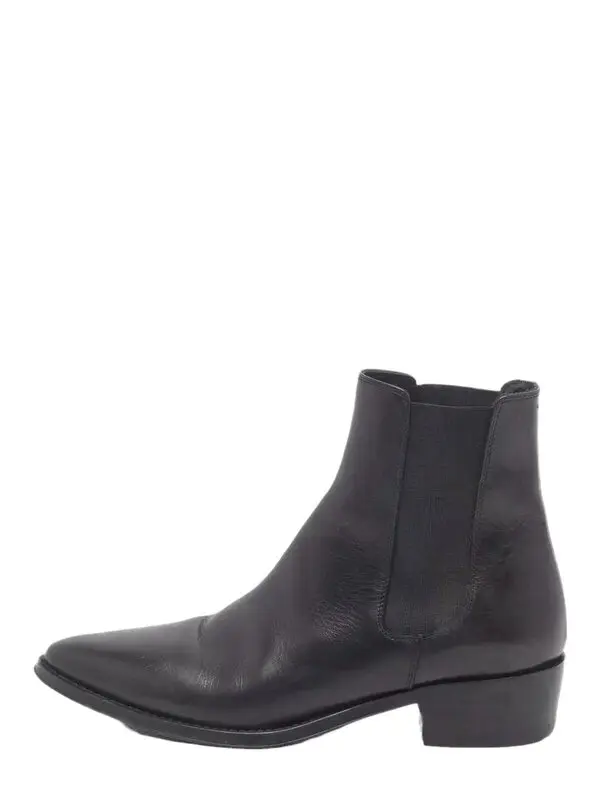 Celine Pointed-toe Chelsea Boots - Black