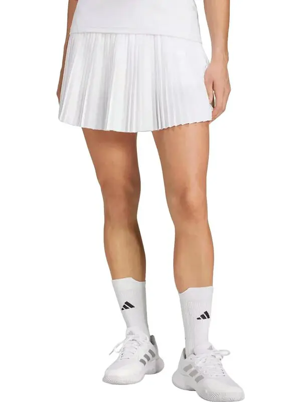 Adidas Club Pleated Mini Skirt - White