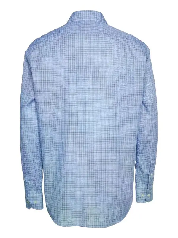 BOSS Gordon Check-print Shirt - Blue