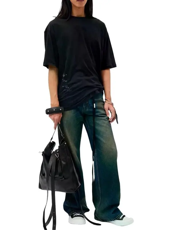 ANN DEMEULEMEESTER Dieter Graphic-print T-shirt - Black