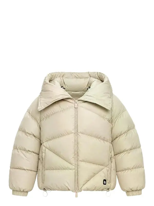 Bacon Double B Hooded Down Jacket - Neutrals