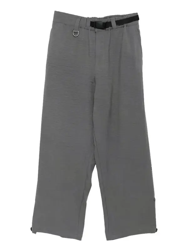 Y3 Sport Uniform Adaptive Snap-buttoned Trousers - Grey